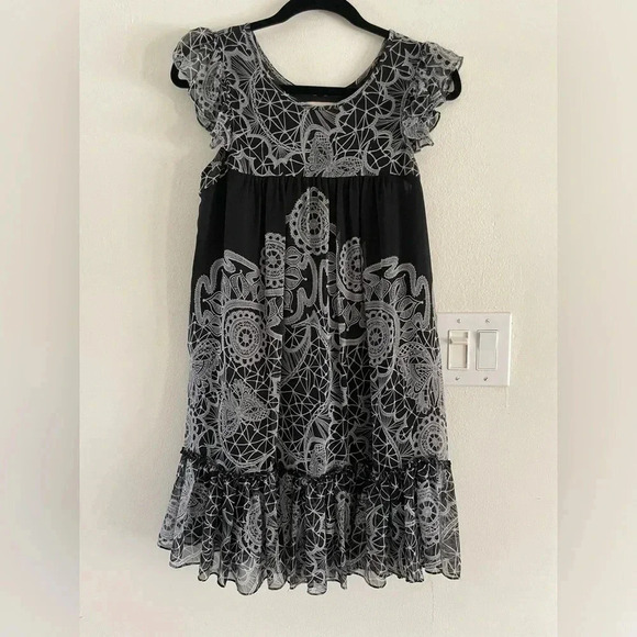 Susan by Emma Cook | Dresses | Susan By Emma Cook Silk Black White ...
